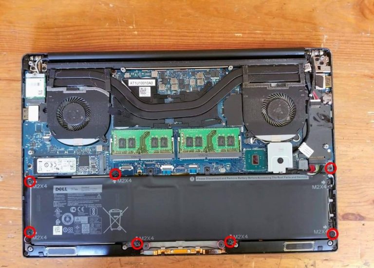 Hướng dẫn tháo laptop Dell XPS 15 9560 9550 model P56F ...